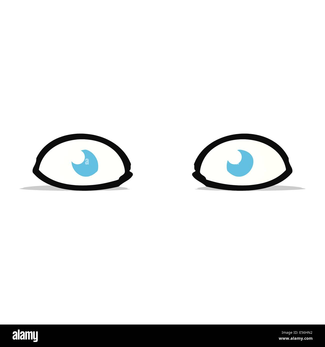 cartoon staring eyes Stock Vector Image & Art - Alamy
