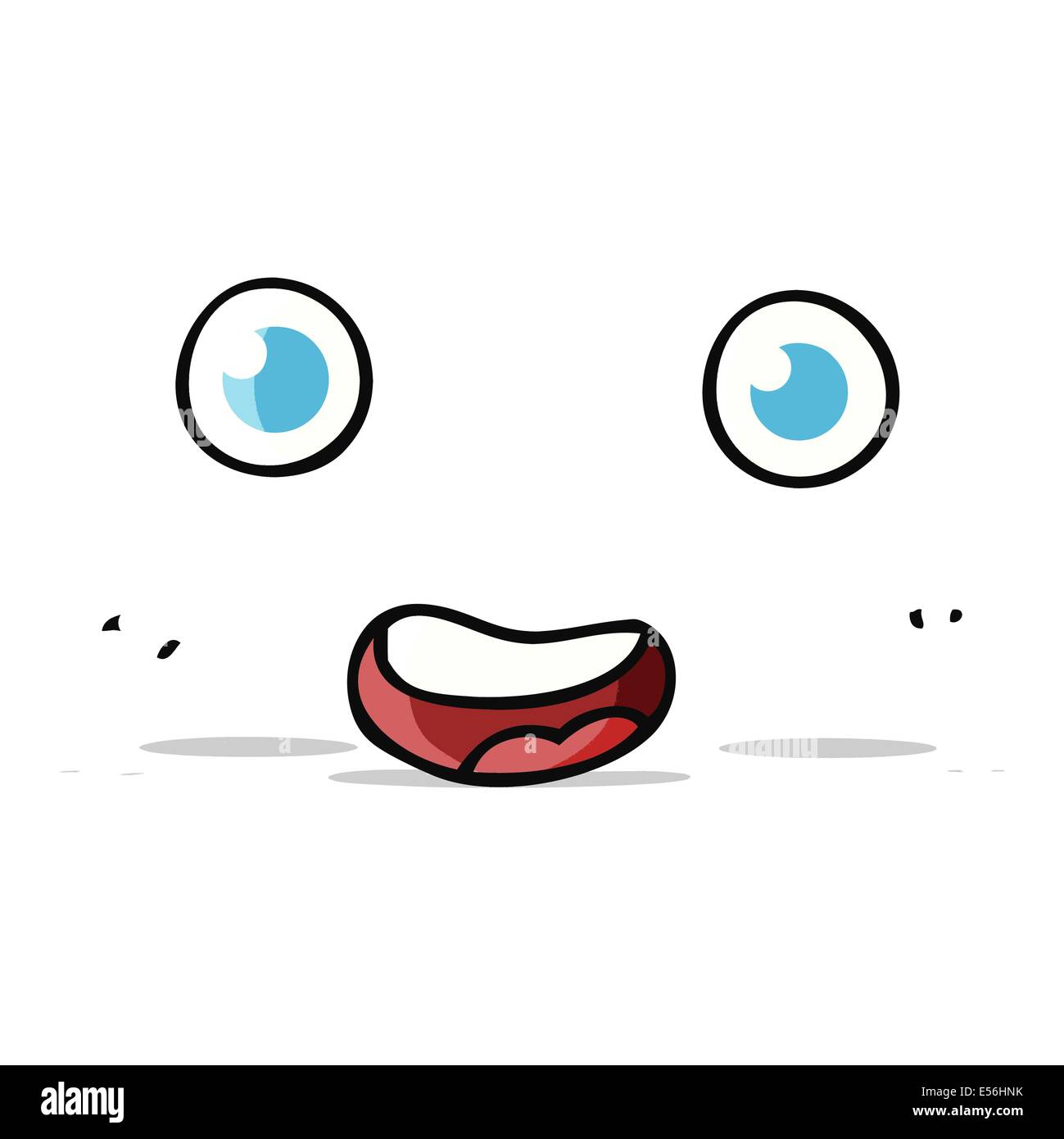 cartoon staring face Stock Vector Image & Art - Alamy