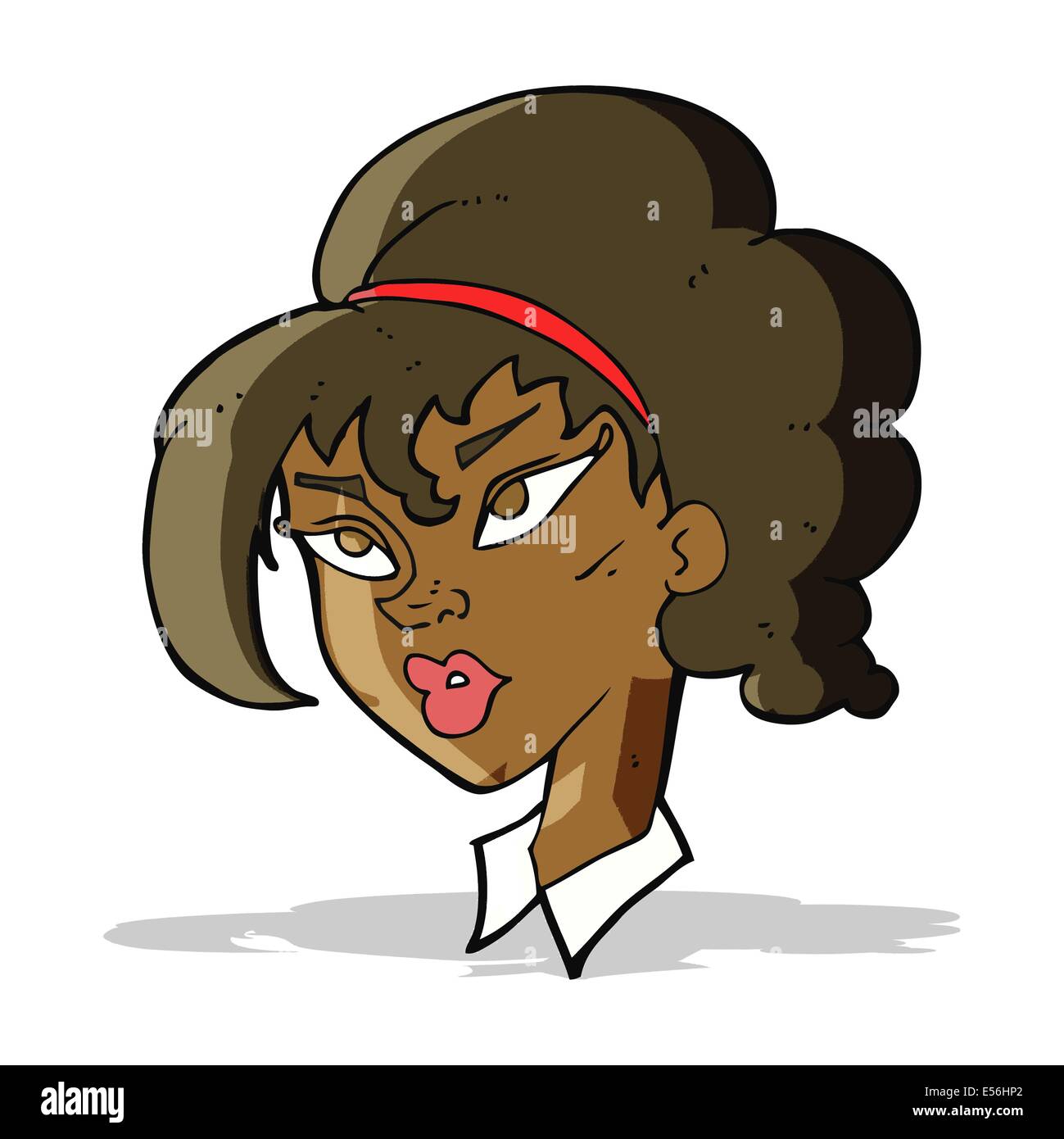 cartoon pretty woman Stock Vector Image & Art - Alamy