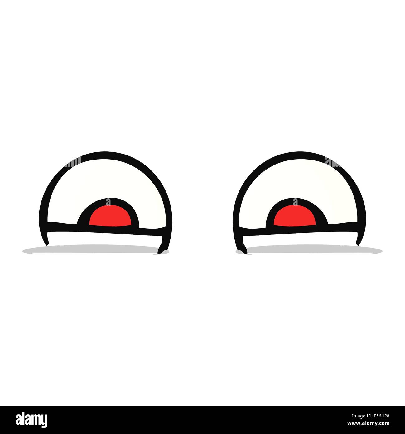 cartoon red eyes Stock Vector Image & Art - Alamy