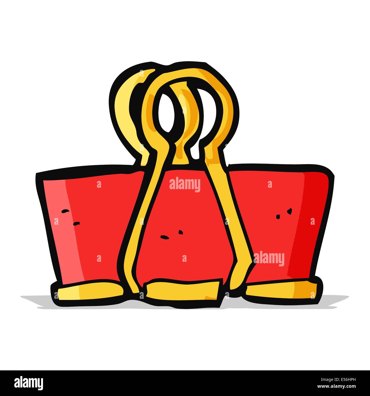 cartoon brass clip Stock Vector Image & Art - Alamy