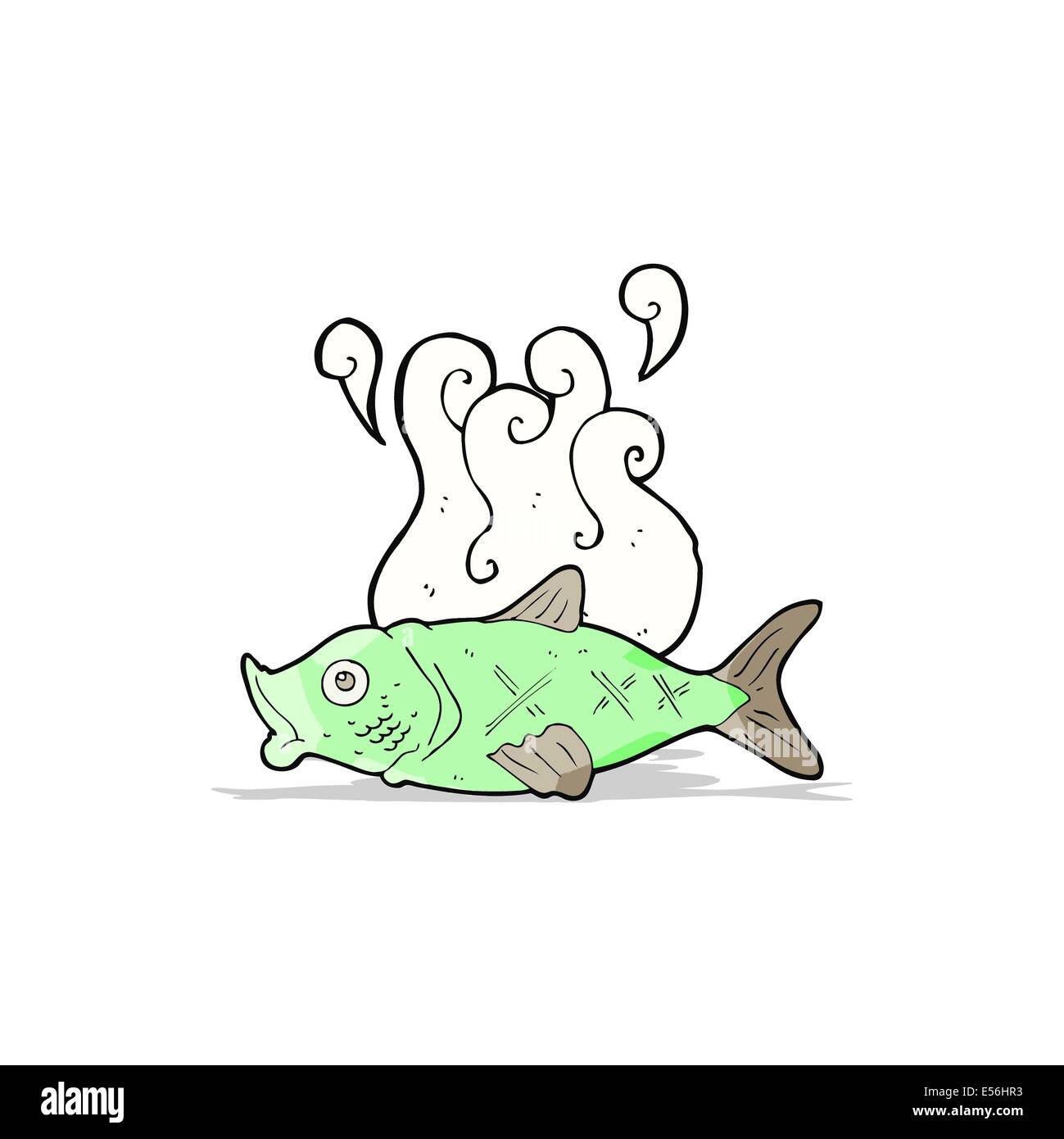 cartoon smelly fish Stock Vector Image & Art - Alamy