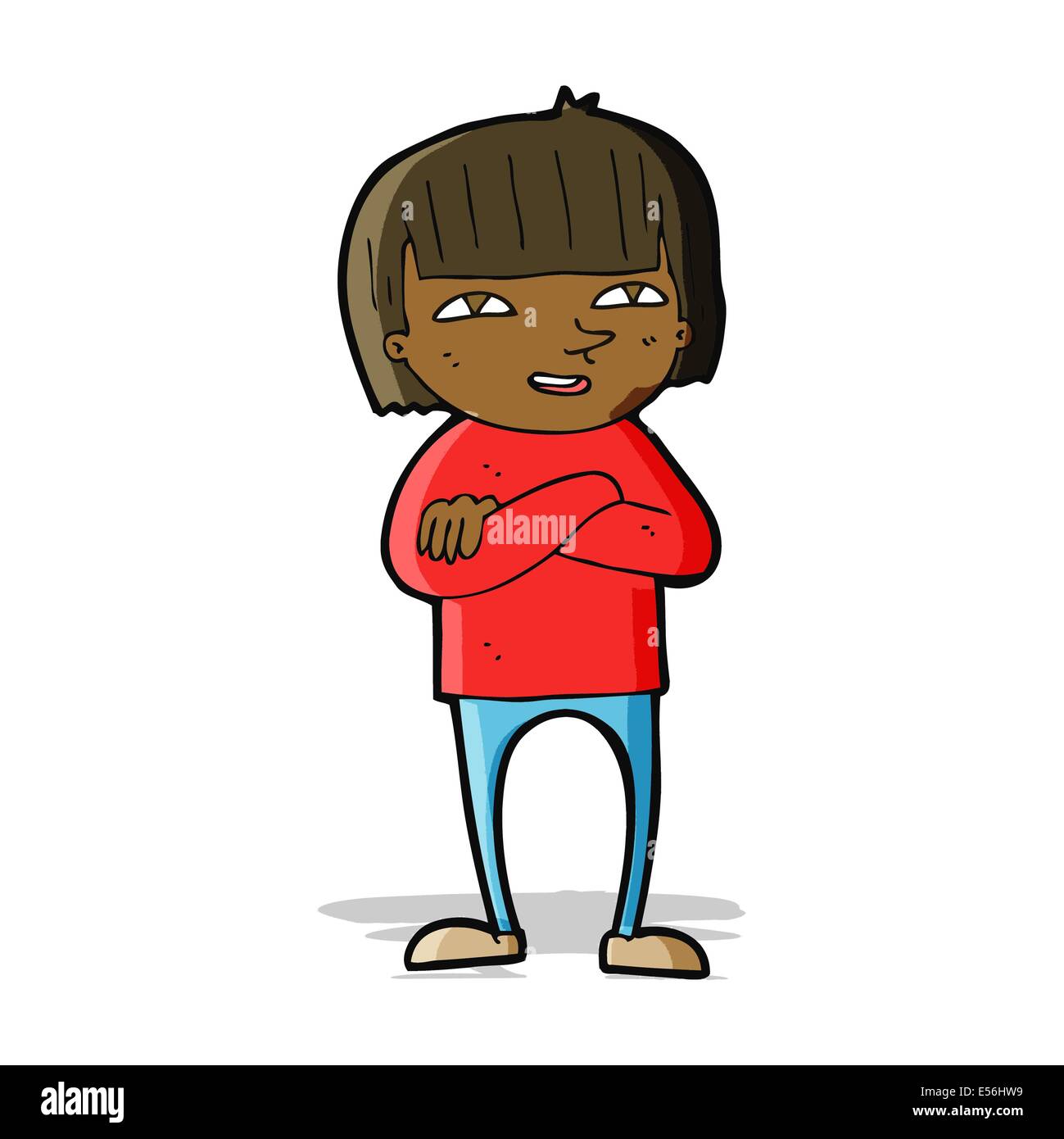 cartoon happy person Stock Vector Image & Art - Alamy