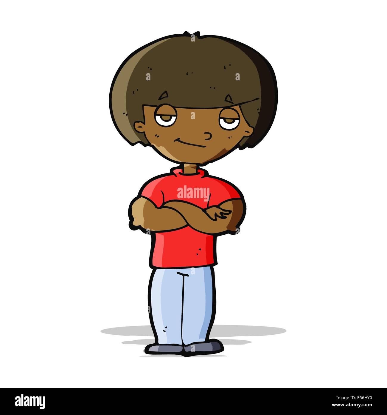 cartoon smug looking man Stock Vector Image & Art - Alamy