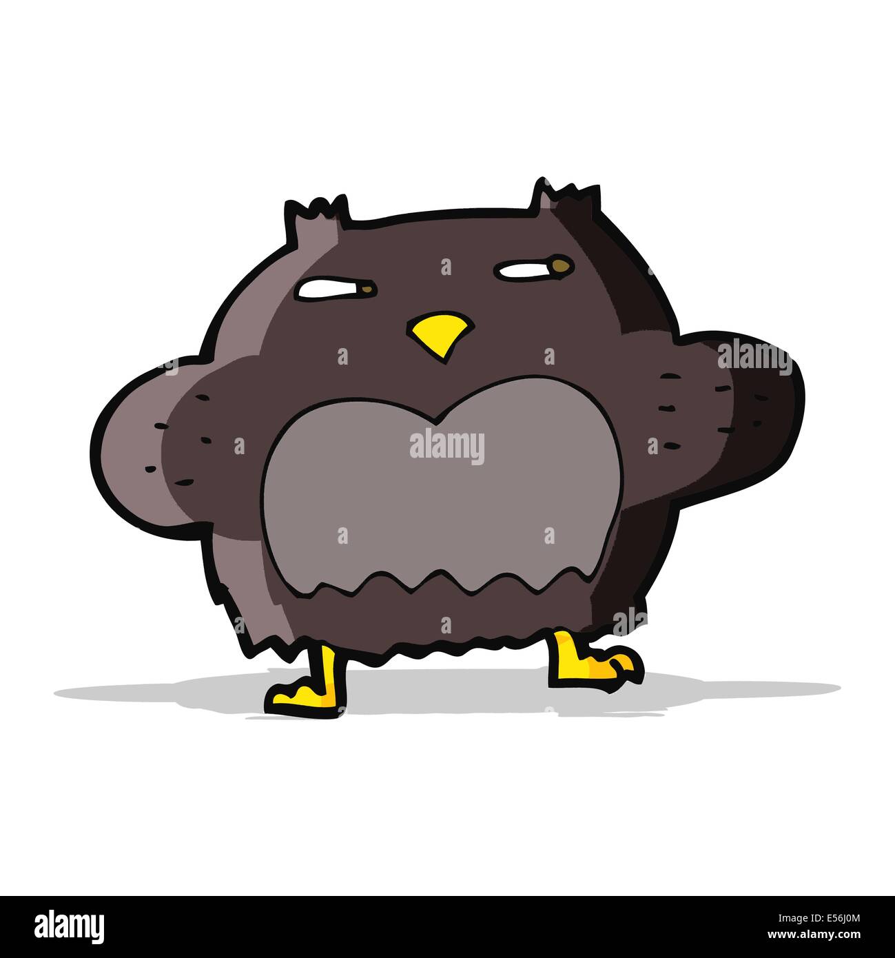 Cartoon suspicious owl hi-res stock photography and images - Alamy