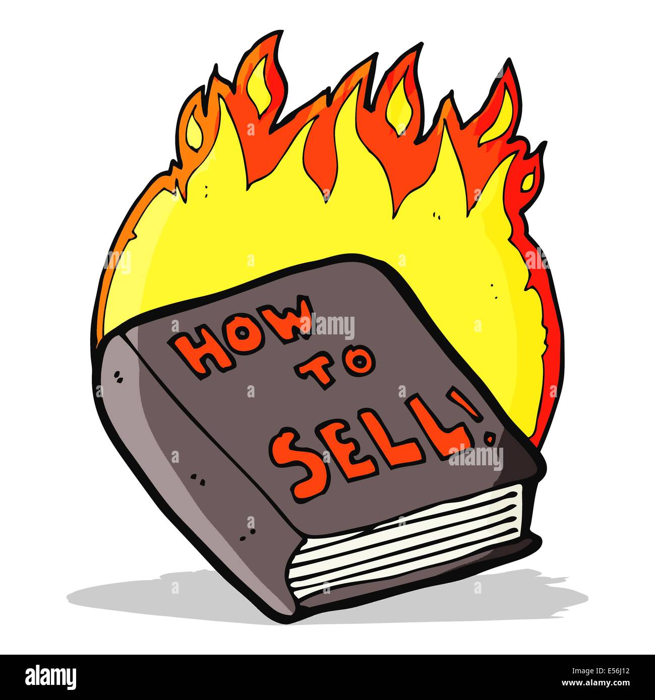 cartoon how to sell book Stock Vector Image & Art - Alamy