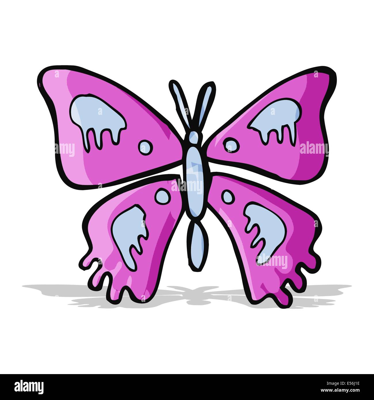 Crazy butterfly Stock Vector Images - Alamy