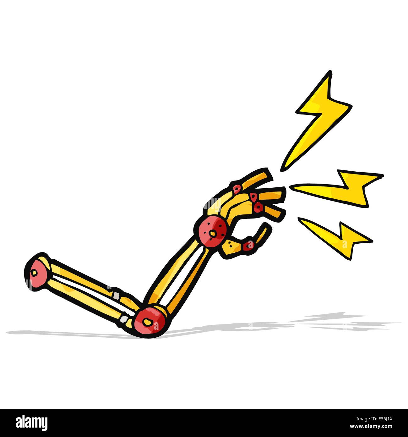 cartoon robot arm Stock Vector Image & Art - Alamy