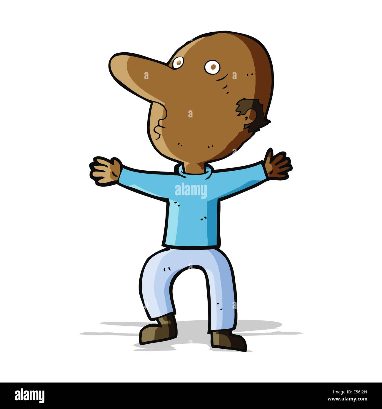 cartoon worried middle aged man Stock Vector Image & Art - Alamy