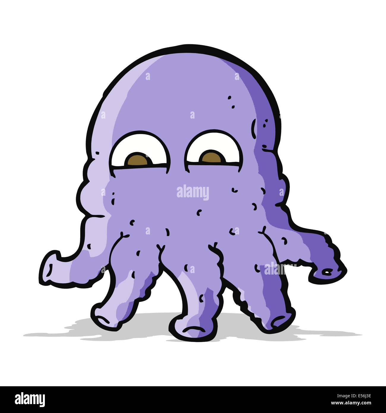cartoon alien squid face Stock Vector Image & Art - Alamy
