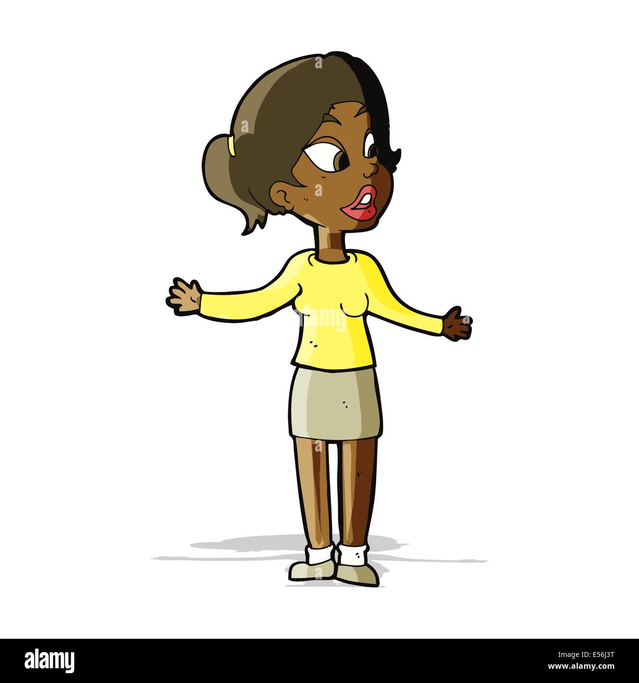 Explaining something funny hi-res stock photography and images - Alamy