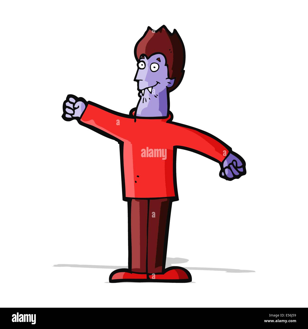cartoon happy vampire Stock Vector Image & Art - Alamy