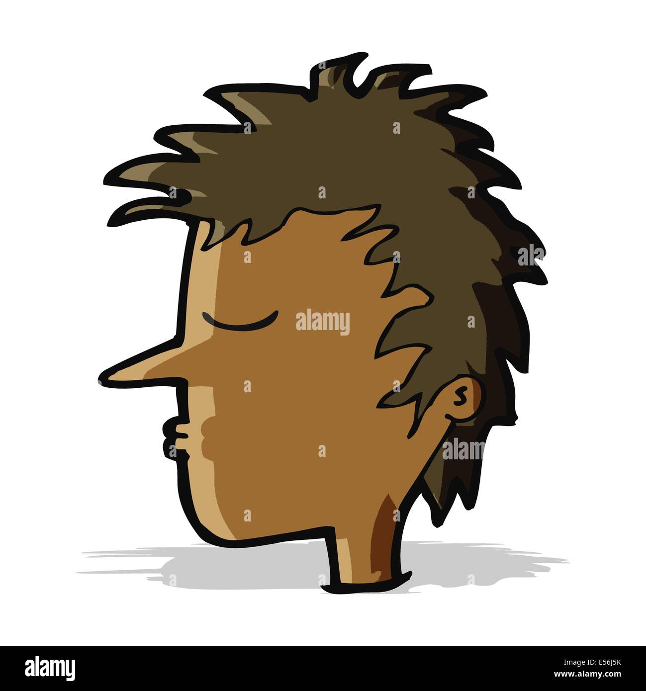 Made up face Stock Vector Images - Alamy