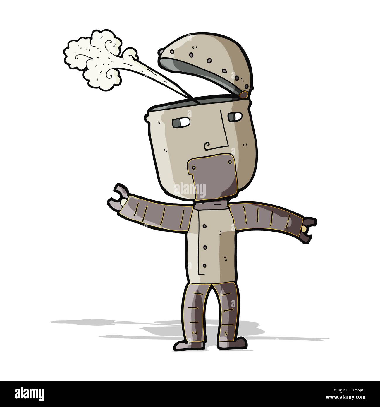cartoon funny robot Stock Vector Image & Art - Alamy