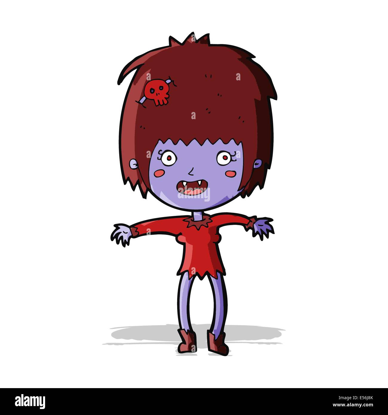 cartoon vampire girl Stock Vector Image & Art - Alamy