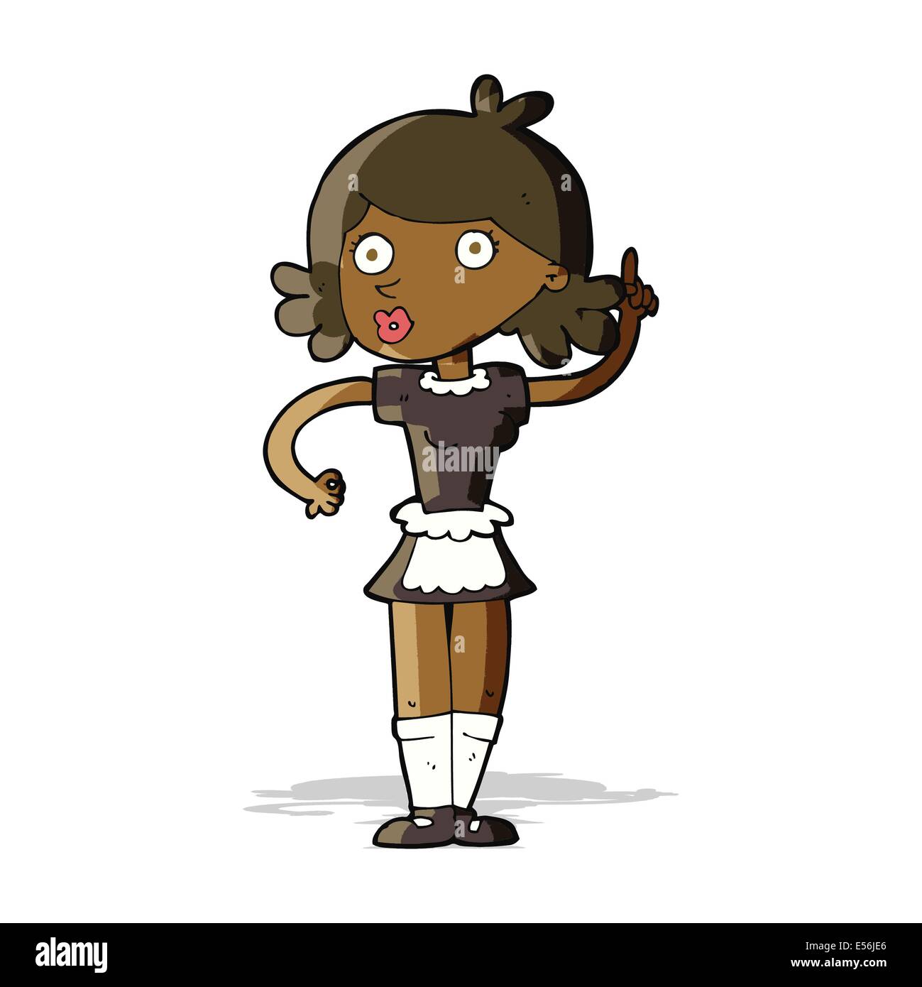 cartoon surprised maid Stock Vector Image & Art - Alamy