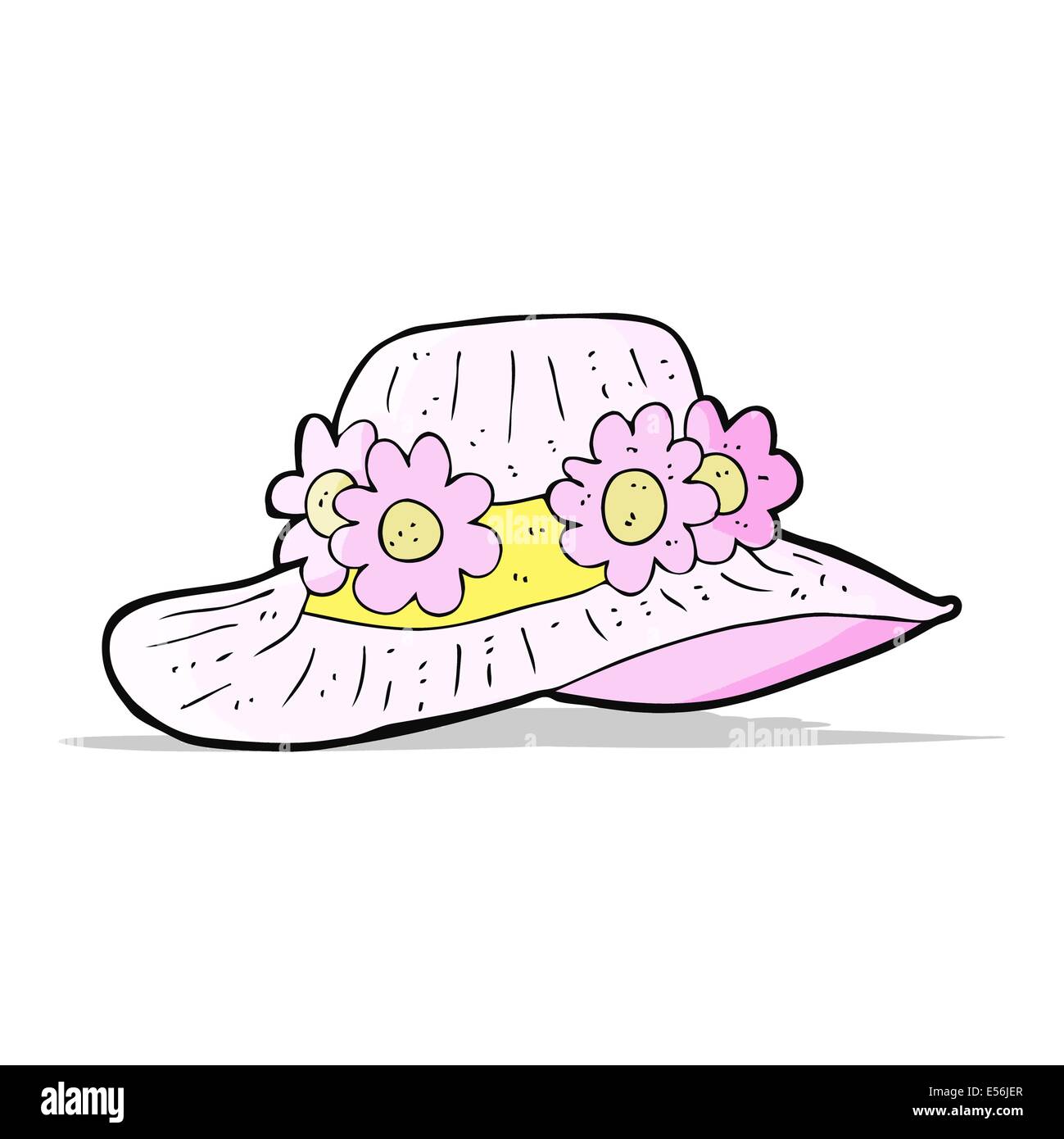 cartoon summer hat Stock Vector Image & Art - Alamy