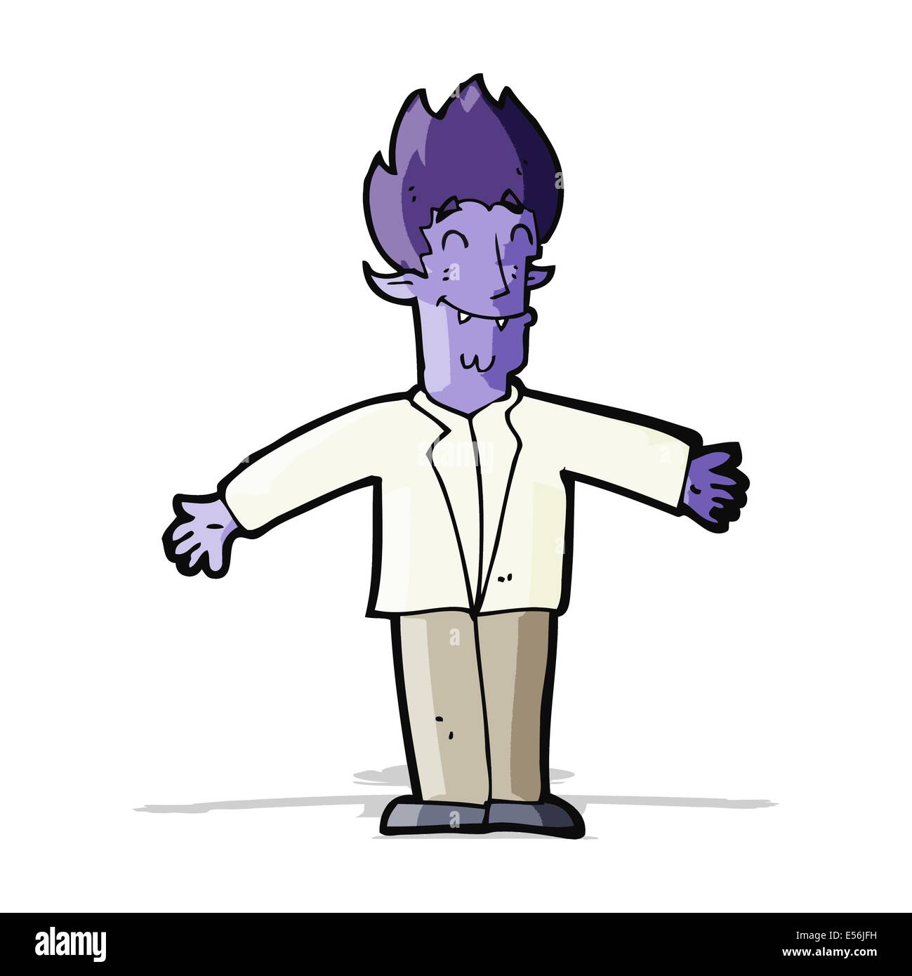 cartoon happy vampire Stock Vector Image & Art - Alamy