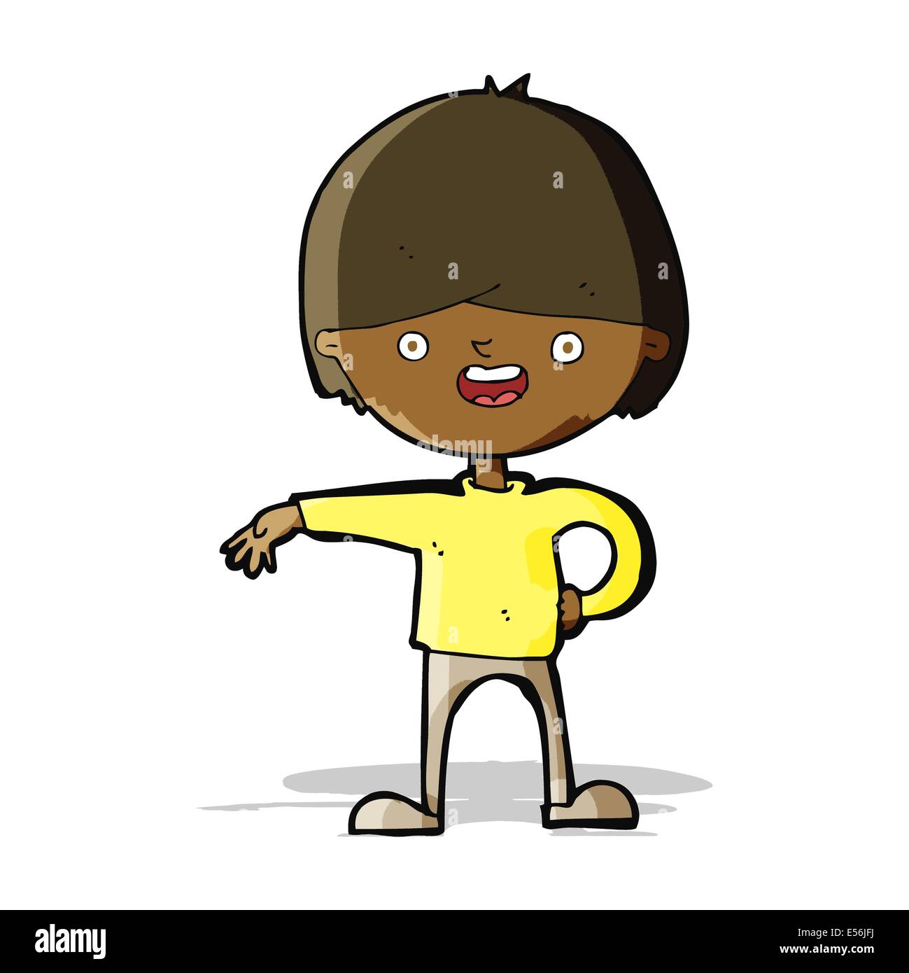 cartoon happy man Stock Vector Image & Art - Alamy