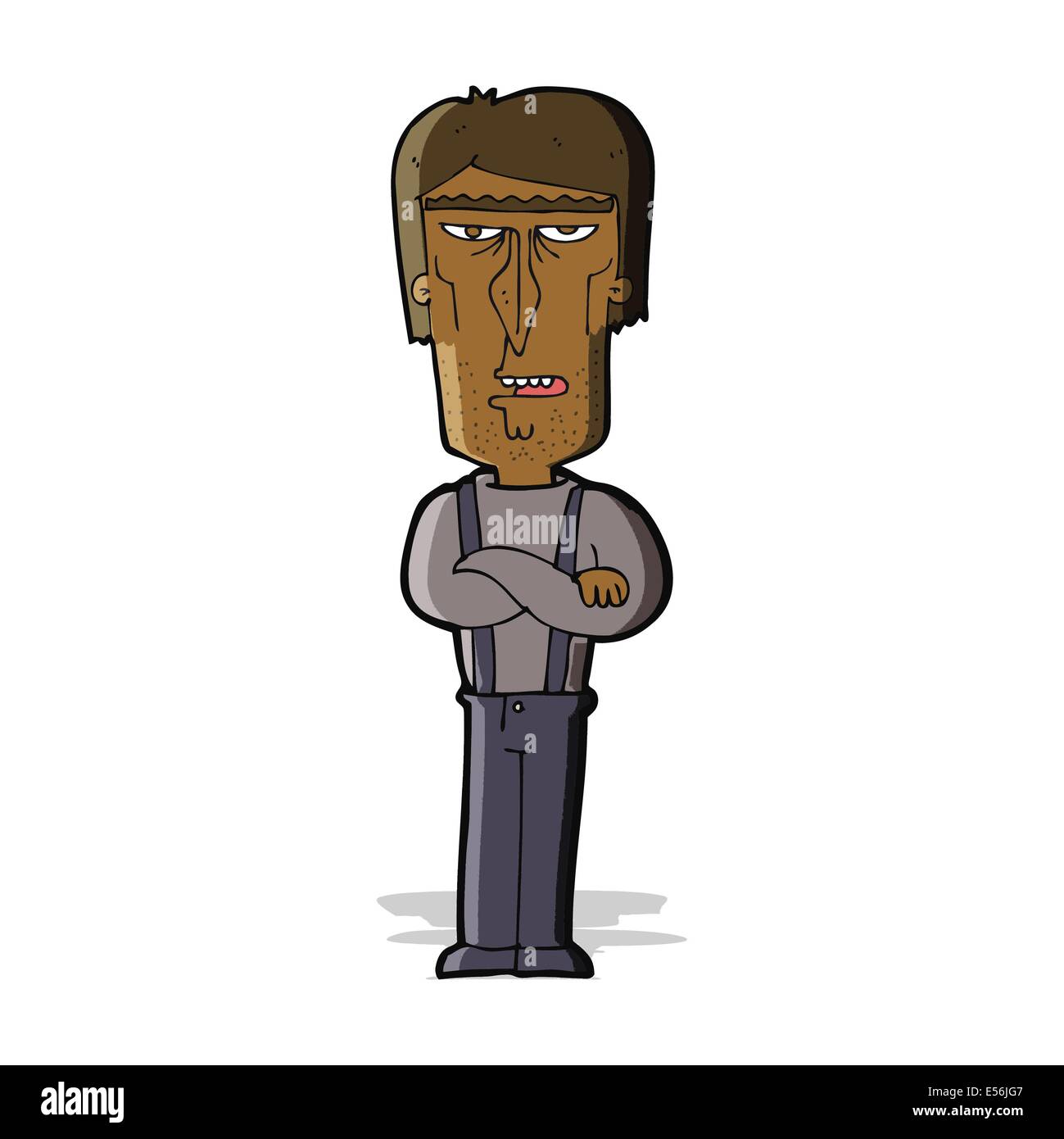 cartoon angry man Stock Vector Image & Art - Alamy