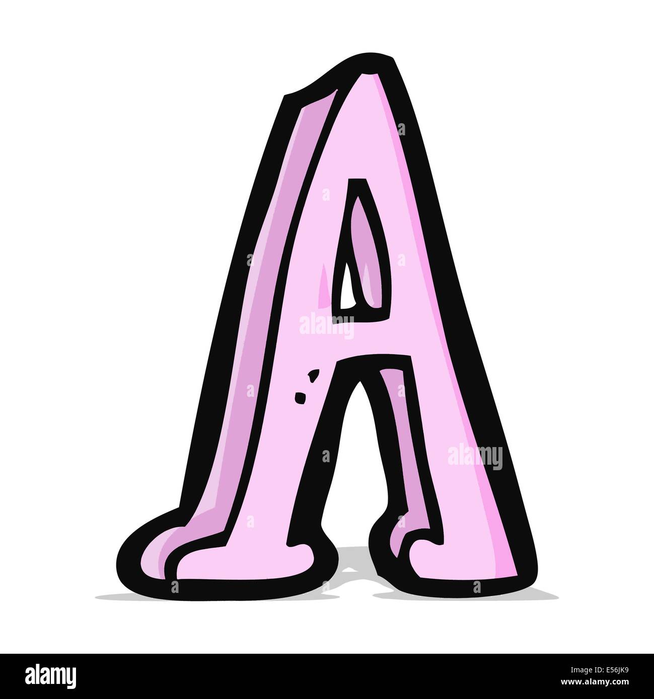 cartoon letter A Stock Vector Image & Art - Alamy