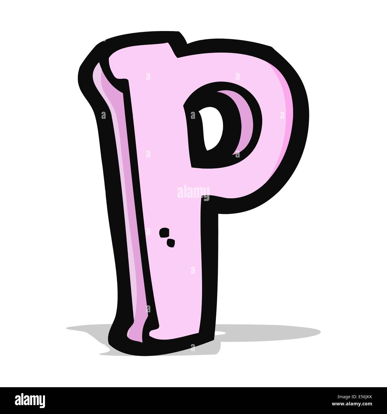 cartoon letter P Stock Vector Image & Art - Alamy