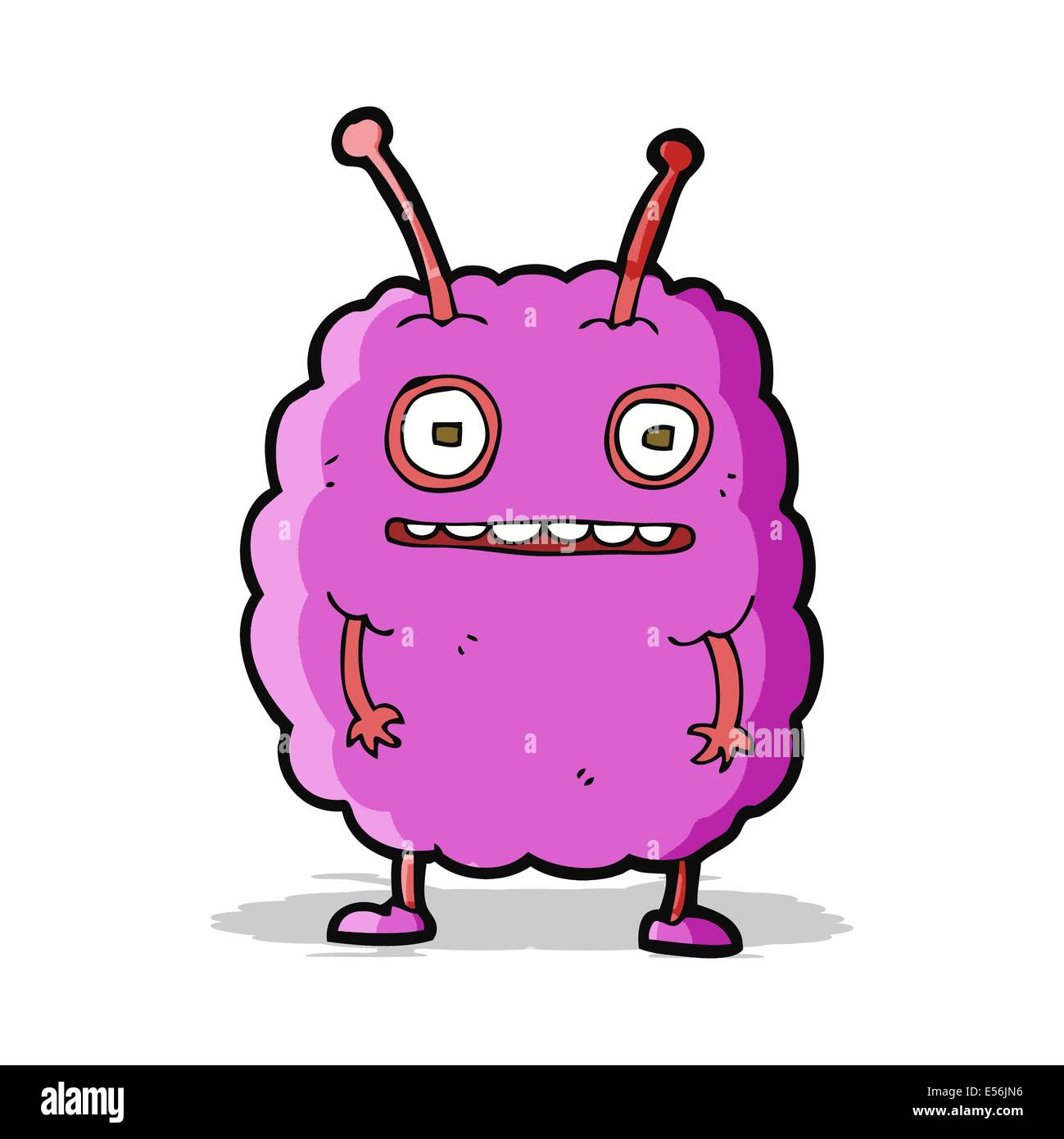 cartoon funny alien monster Stock Vector Image & Art - Alamy