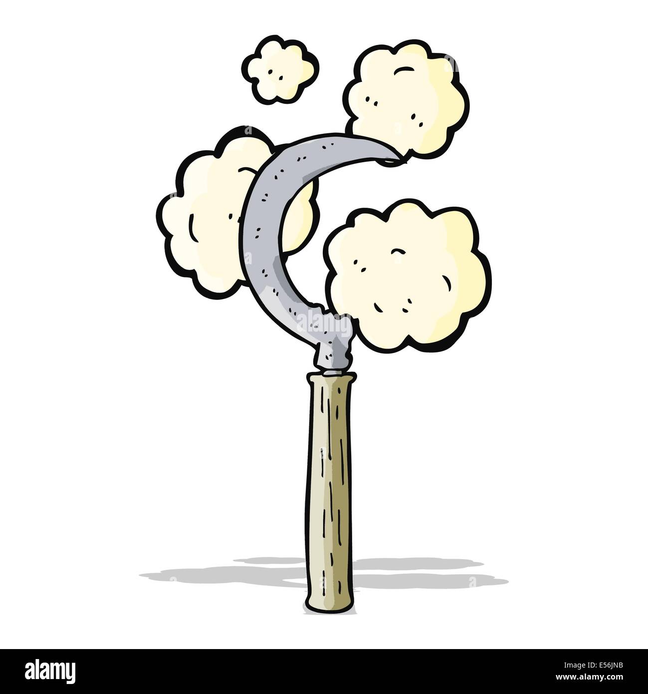 Cartoon sickle Stock Vector Images - Alamy