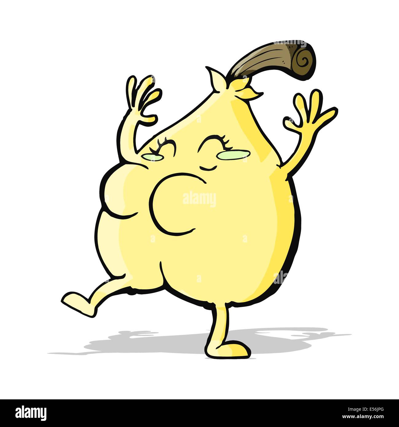 a nice pear cartoon Stock Vector Image & Art - Alamy
