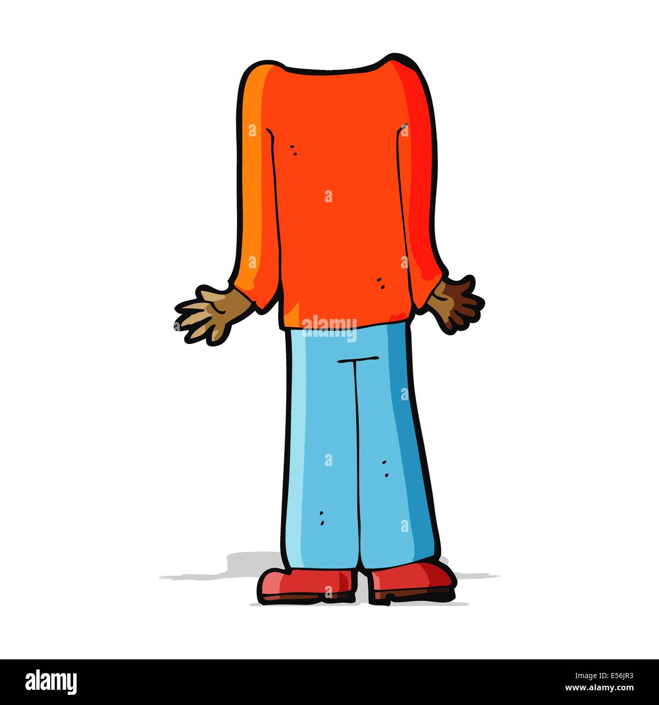 cartoon male body (mix and match cartoons or add own photos Stock ...