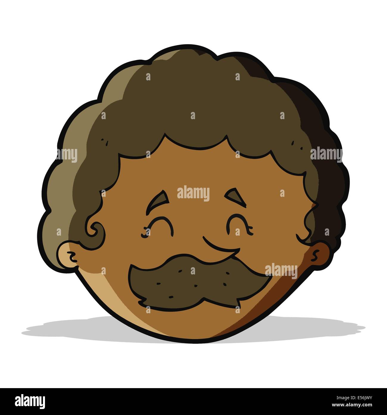 cartoon man with mustache Stock Vector Image & Art - Alamy