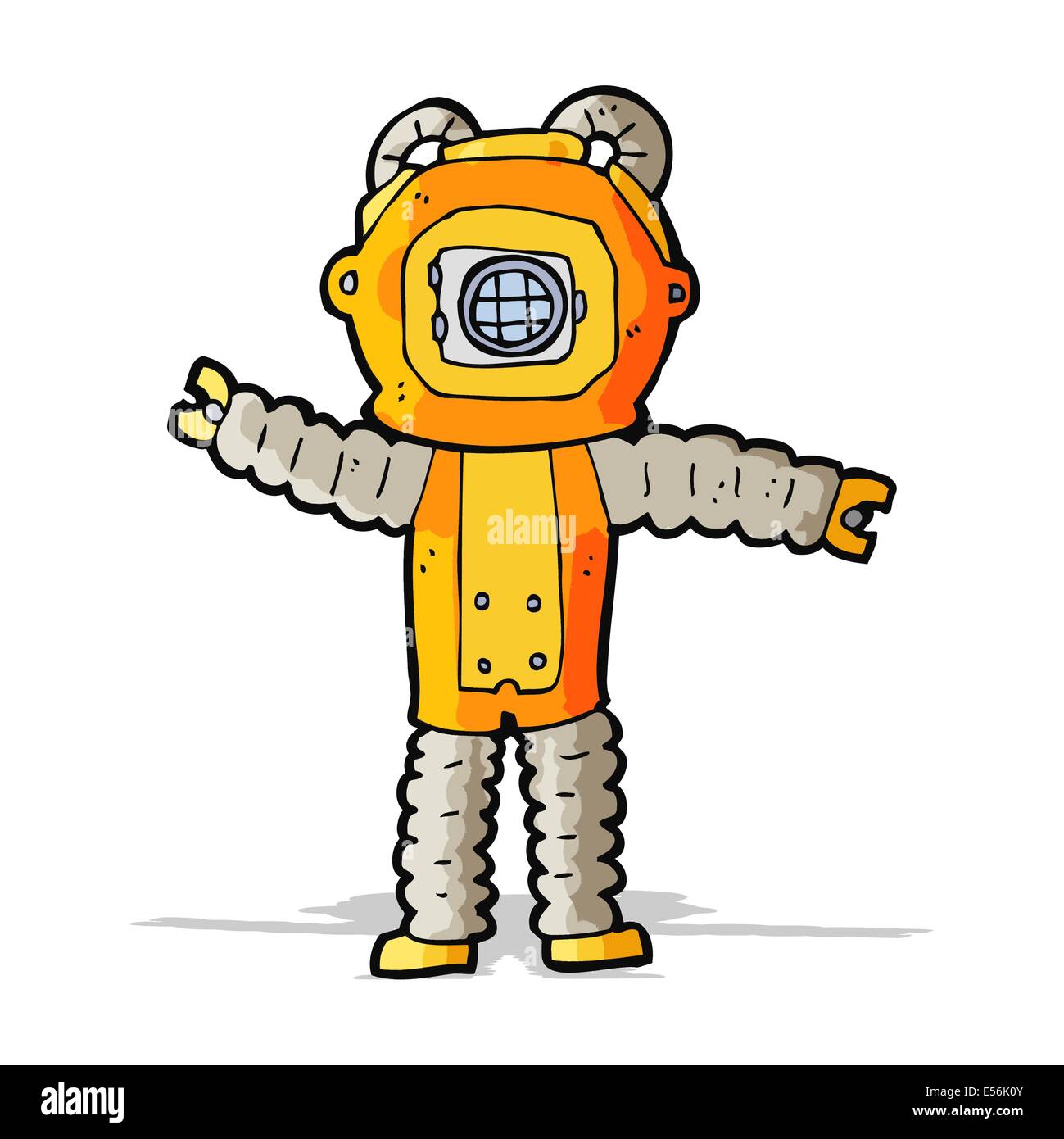 cartoon deep sea diver Stock Vector Image & Art - Alamy