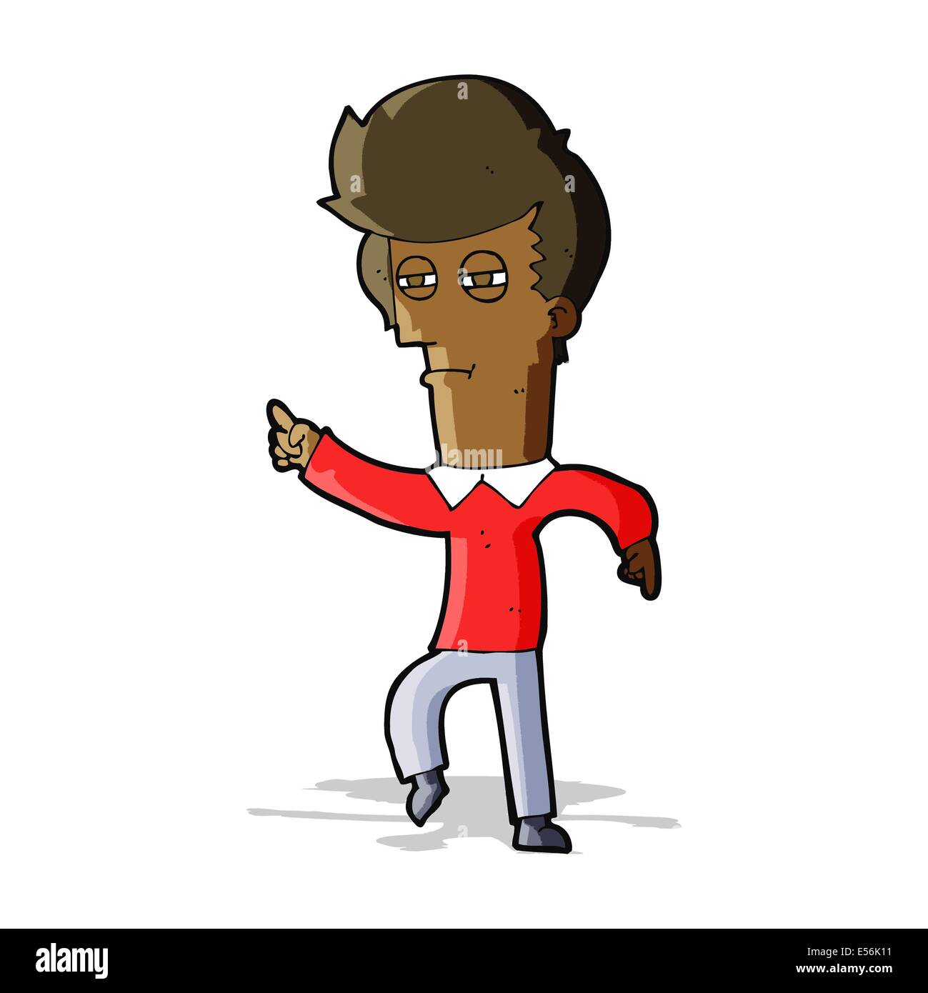 cartoon man accusing Stock Vector Image & Art - Alamy