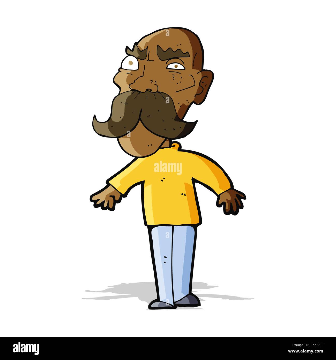 cartoon angry old man Stock Vector Image & Art - Alamy