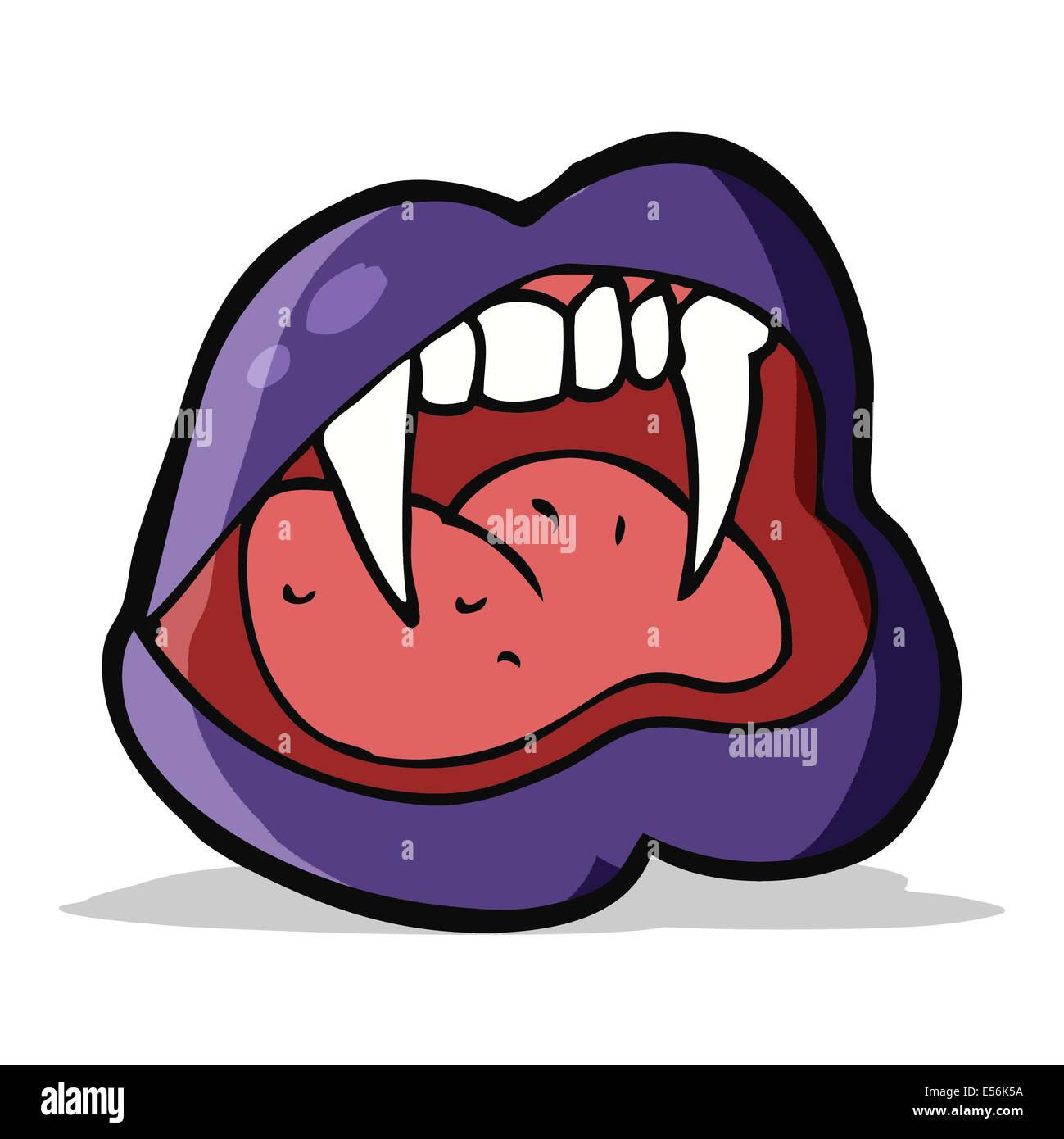 cartoon vampire lips Stock Vector Image & Art - Alamy