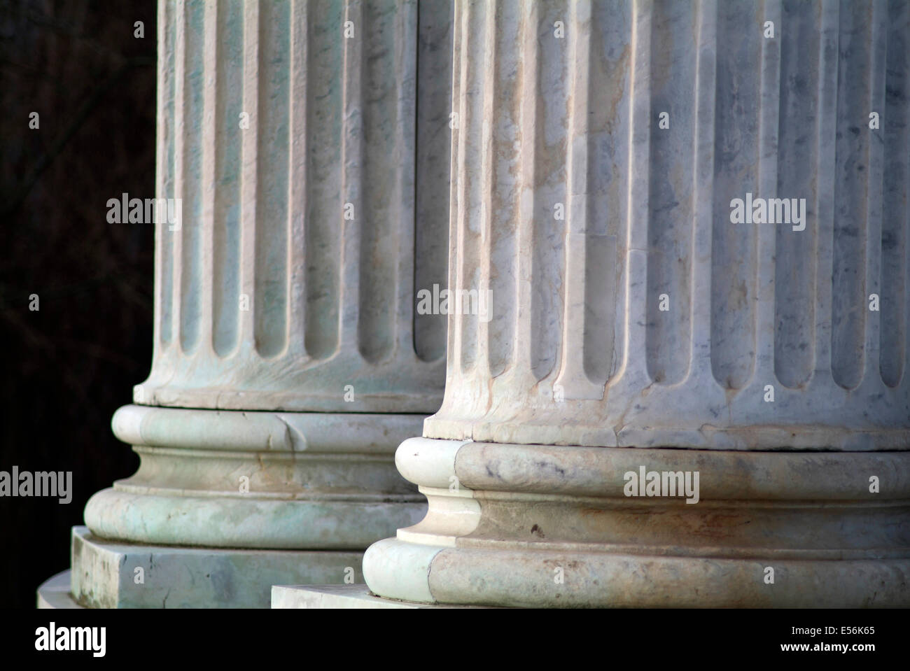 Abstract close up marble columns hi-res stock photography and images ...