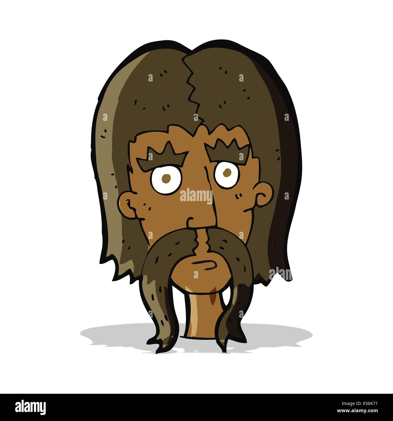 cartoon man with long mustache Stock Vector Image & Art - Alamy