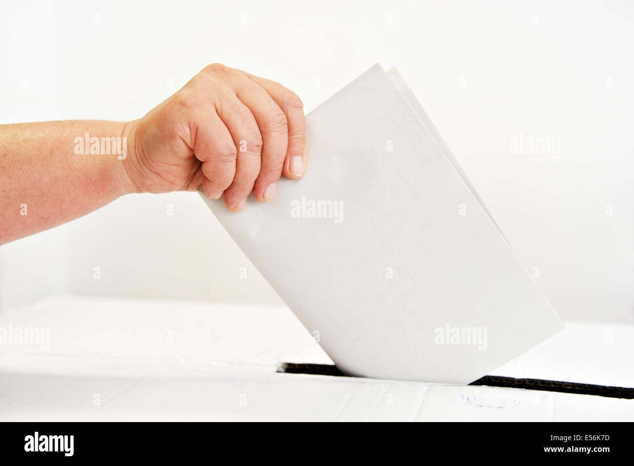Putting in the vote box hi-res stock photography and images - Alamy