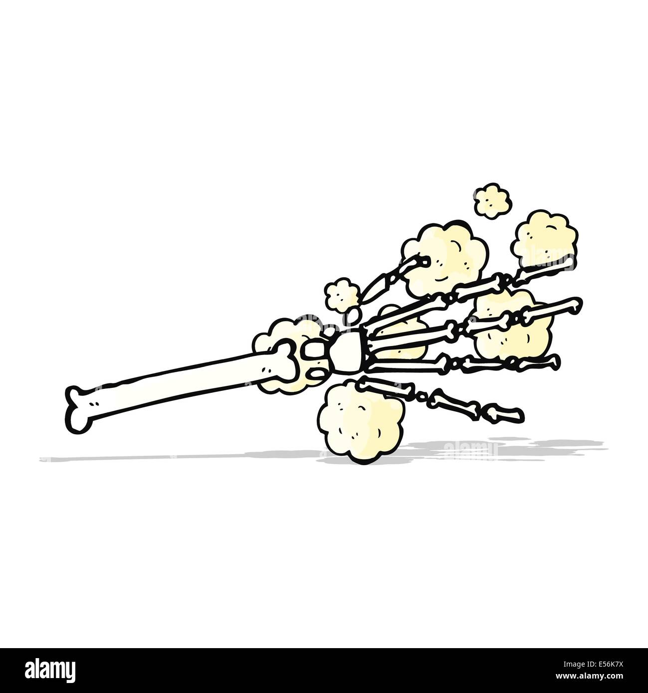 cartoon skeleton hand Stock Vector Image & Art - Alamy