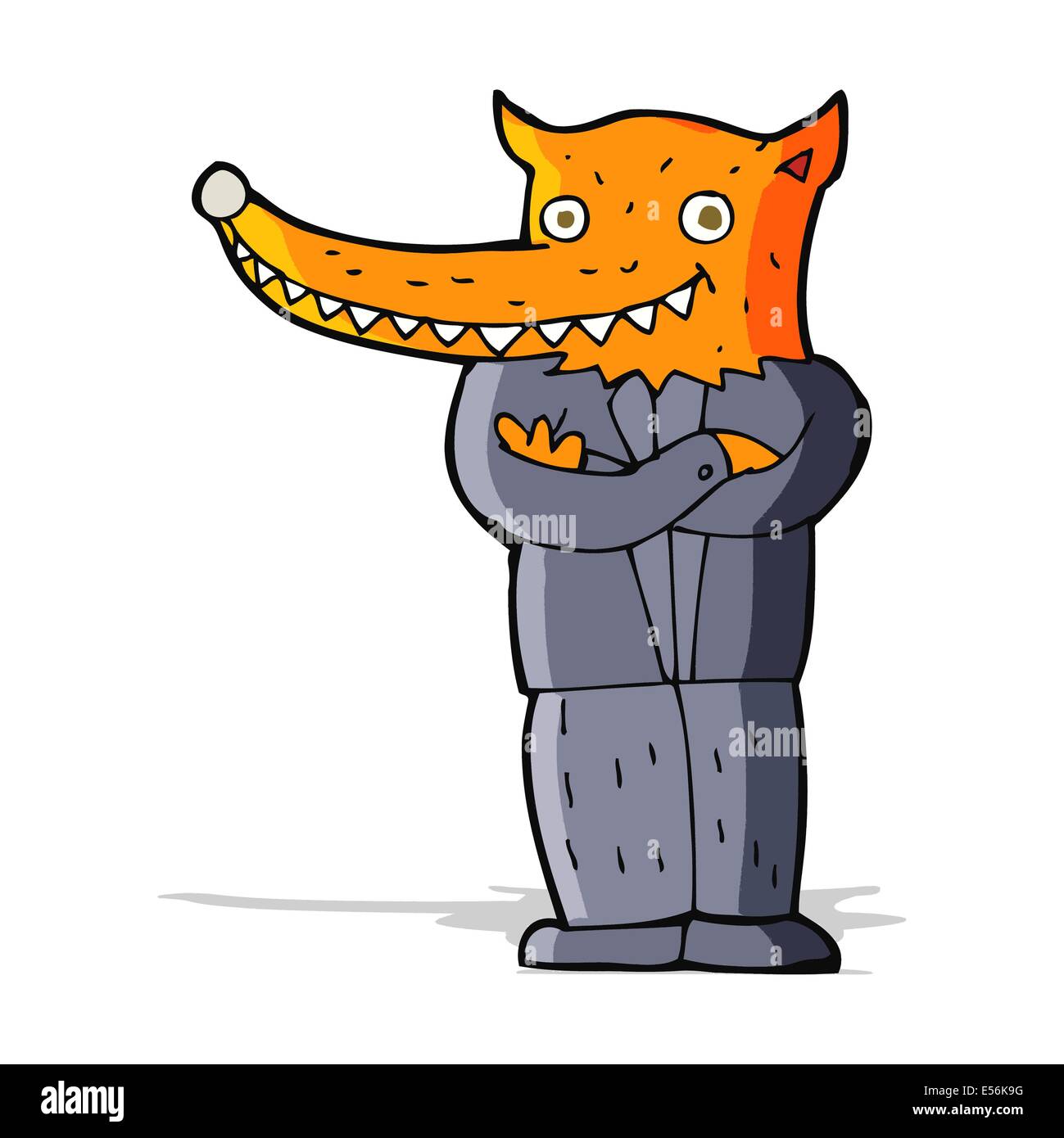 cartoon fox man Stock Vector Image & Art - Alamy