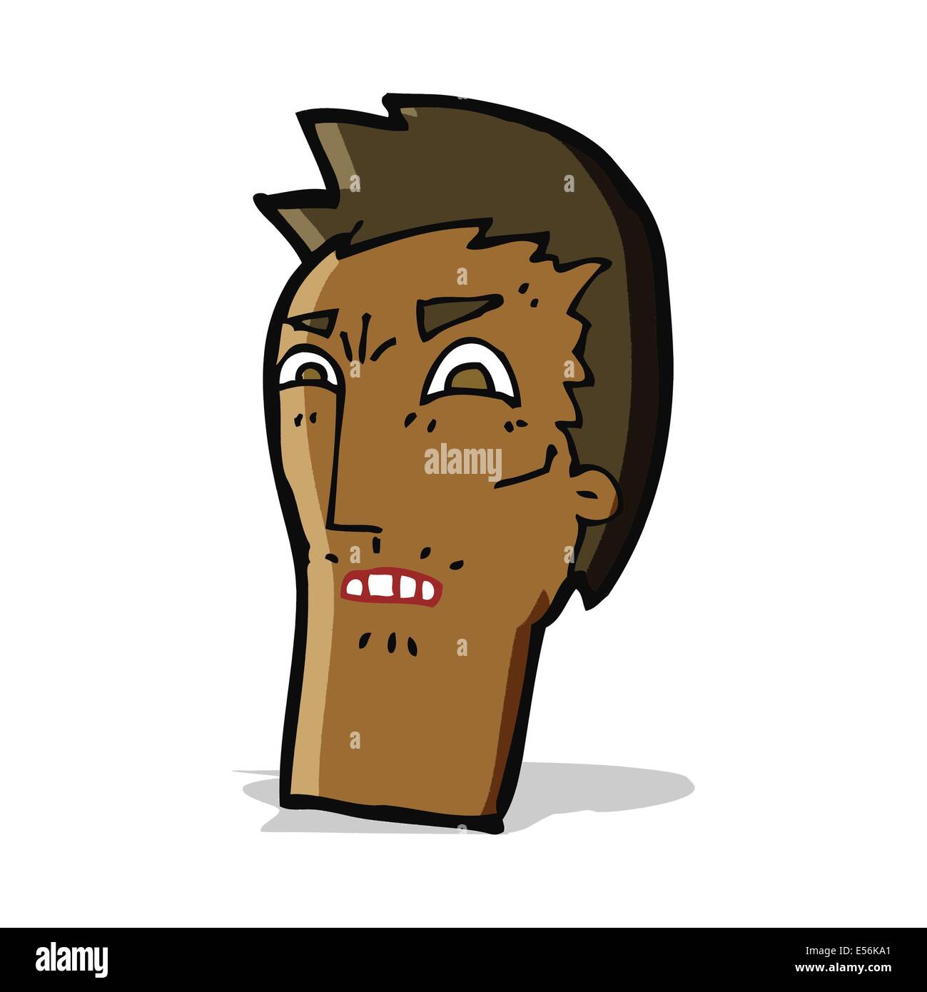 cartoon angry face Stock Vector Image & Art - Alamy