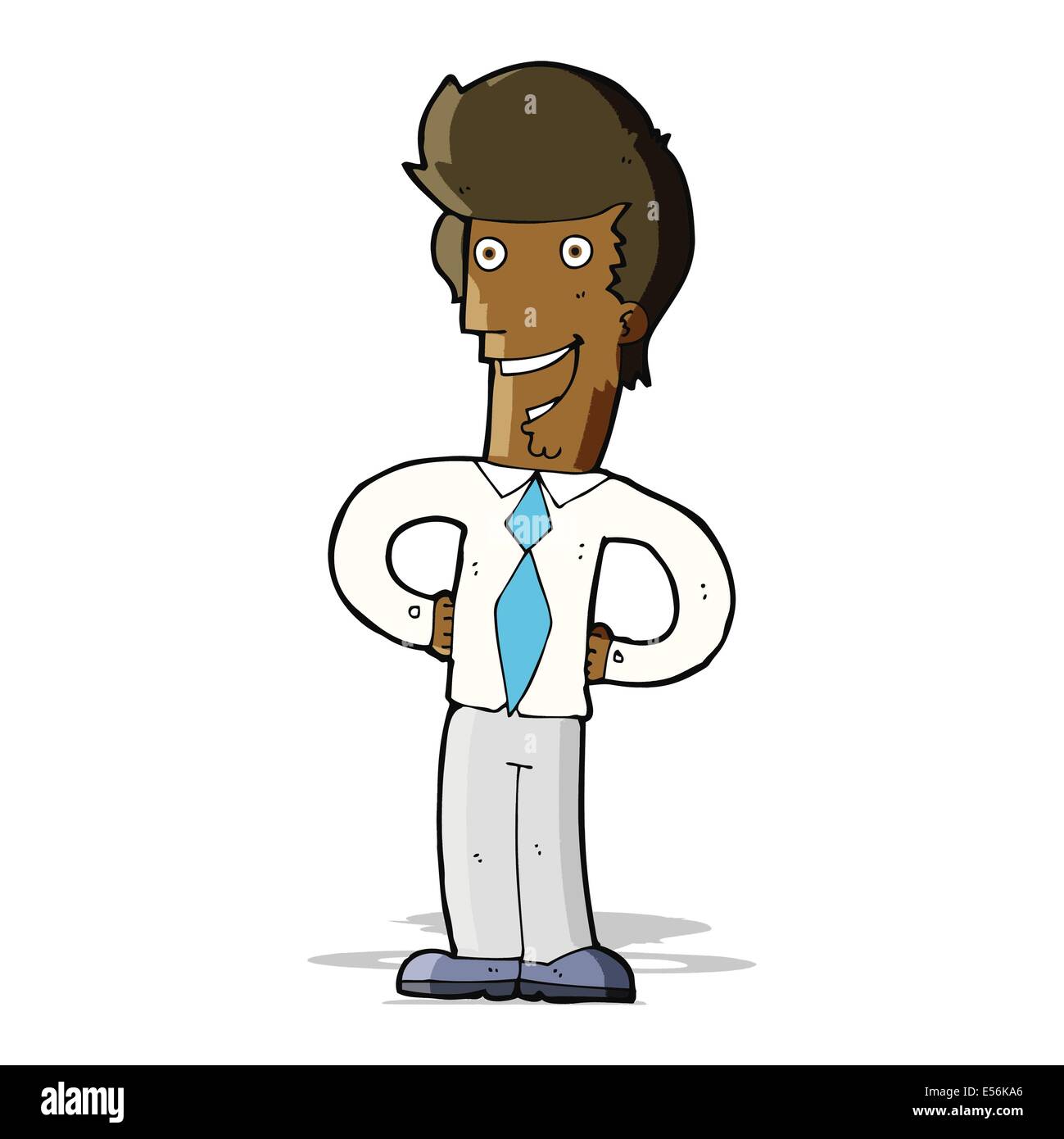 cartoon happy man Stock Vector Image & Art - Alamy