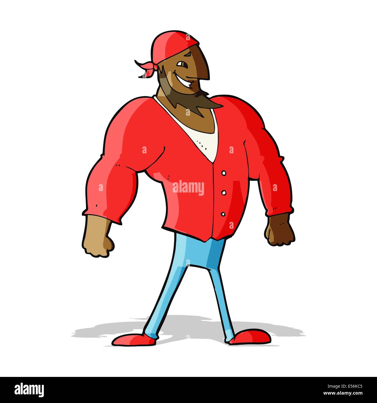 cartoon manly sailor man Stock Vector Image & Art - Alamy