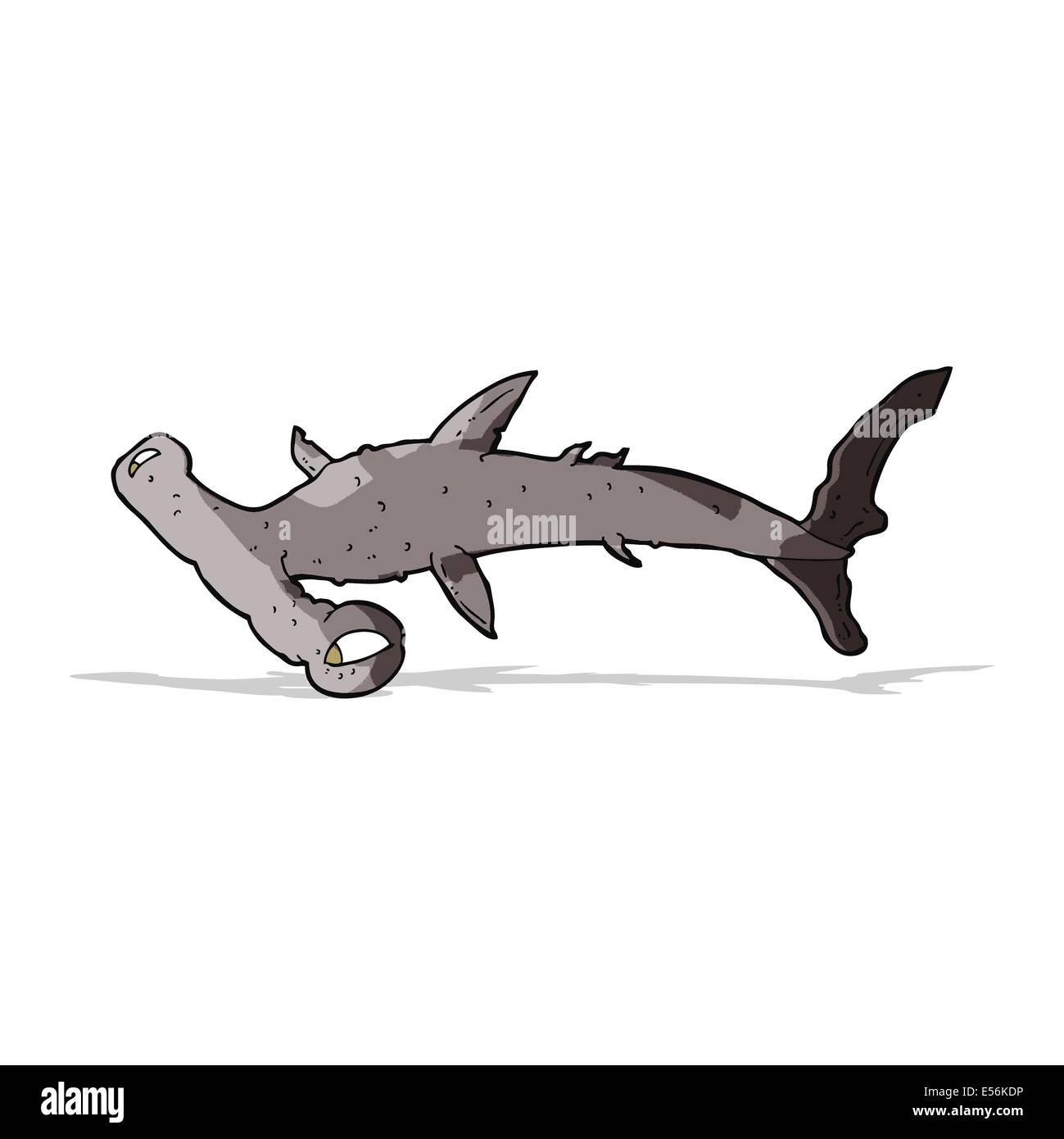 cartoon hammerhead shark Stock Vector Image & Art - Alamy