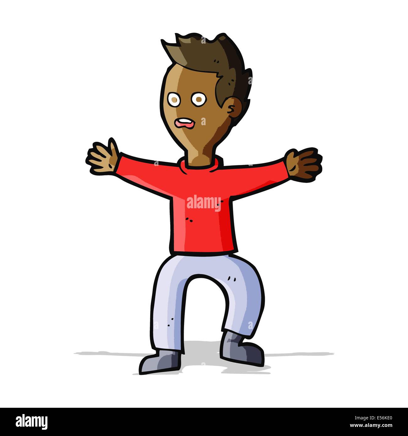 cartoon man panicking Stock Vector Image & Art - Alamy