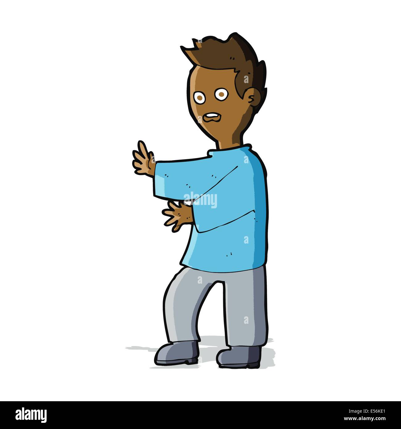 cartoon shocked man Stock Vector Image & Art - Alamy