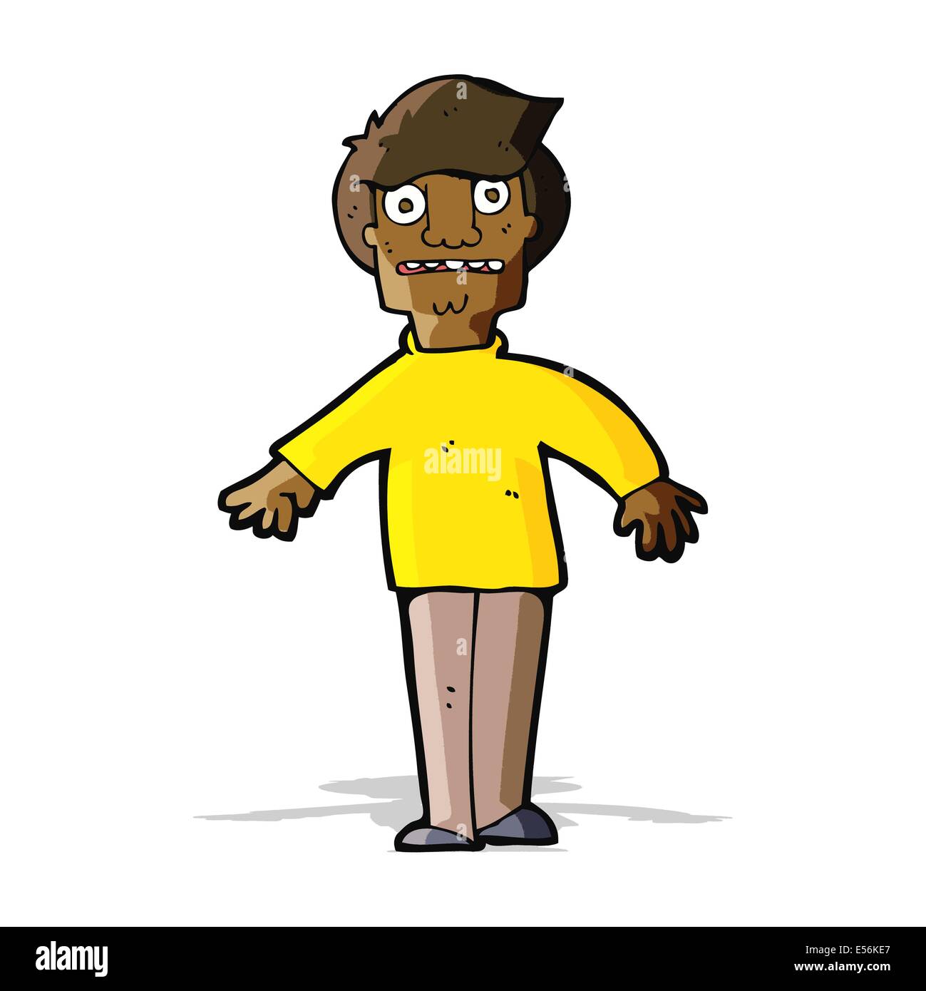 cartoon shocked man Stock Vector Image & Art - Alamy