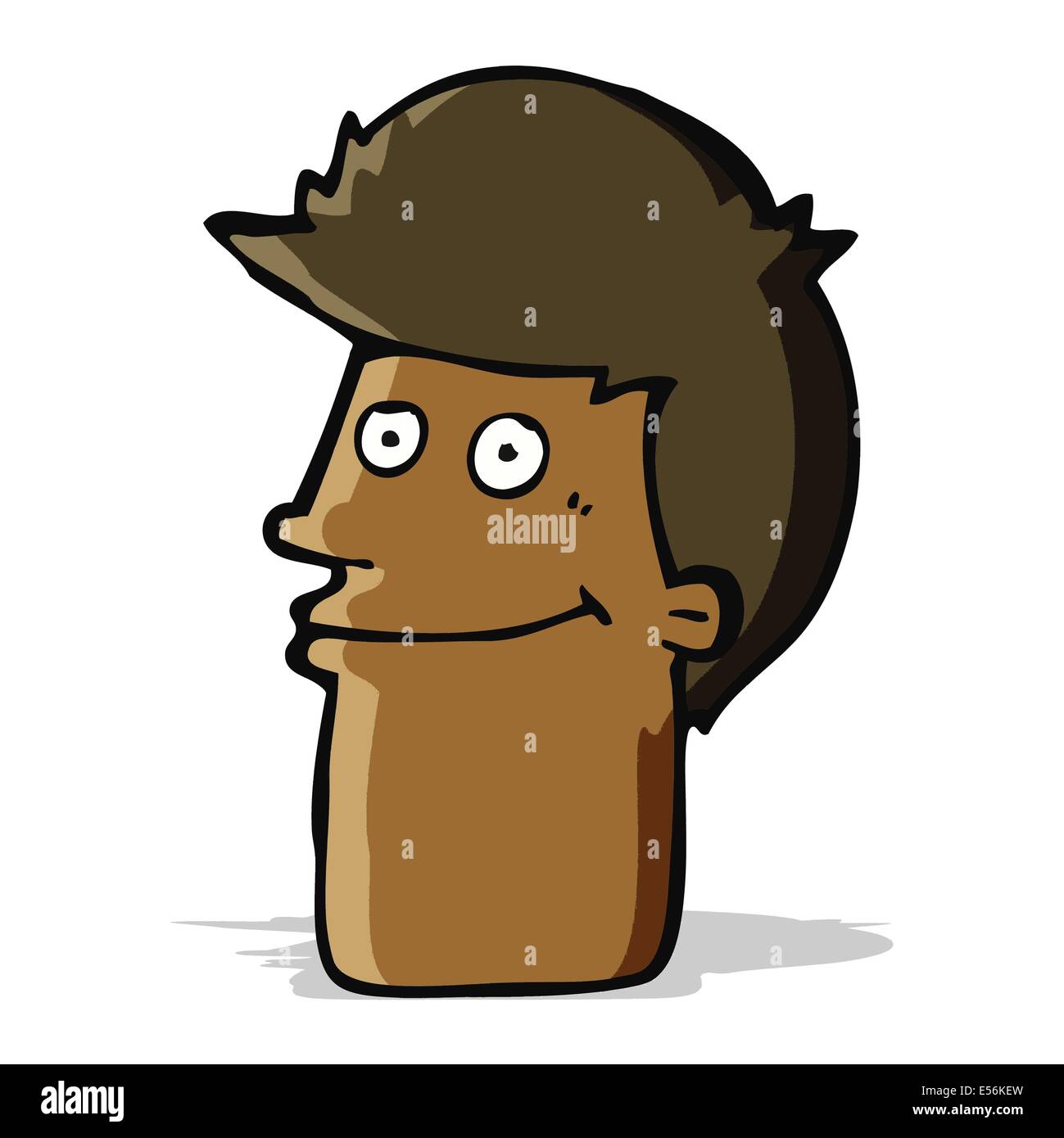 cartoon smiling man Stock Vector Image & Art - Alamy