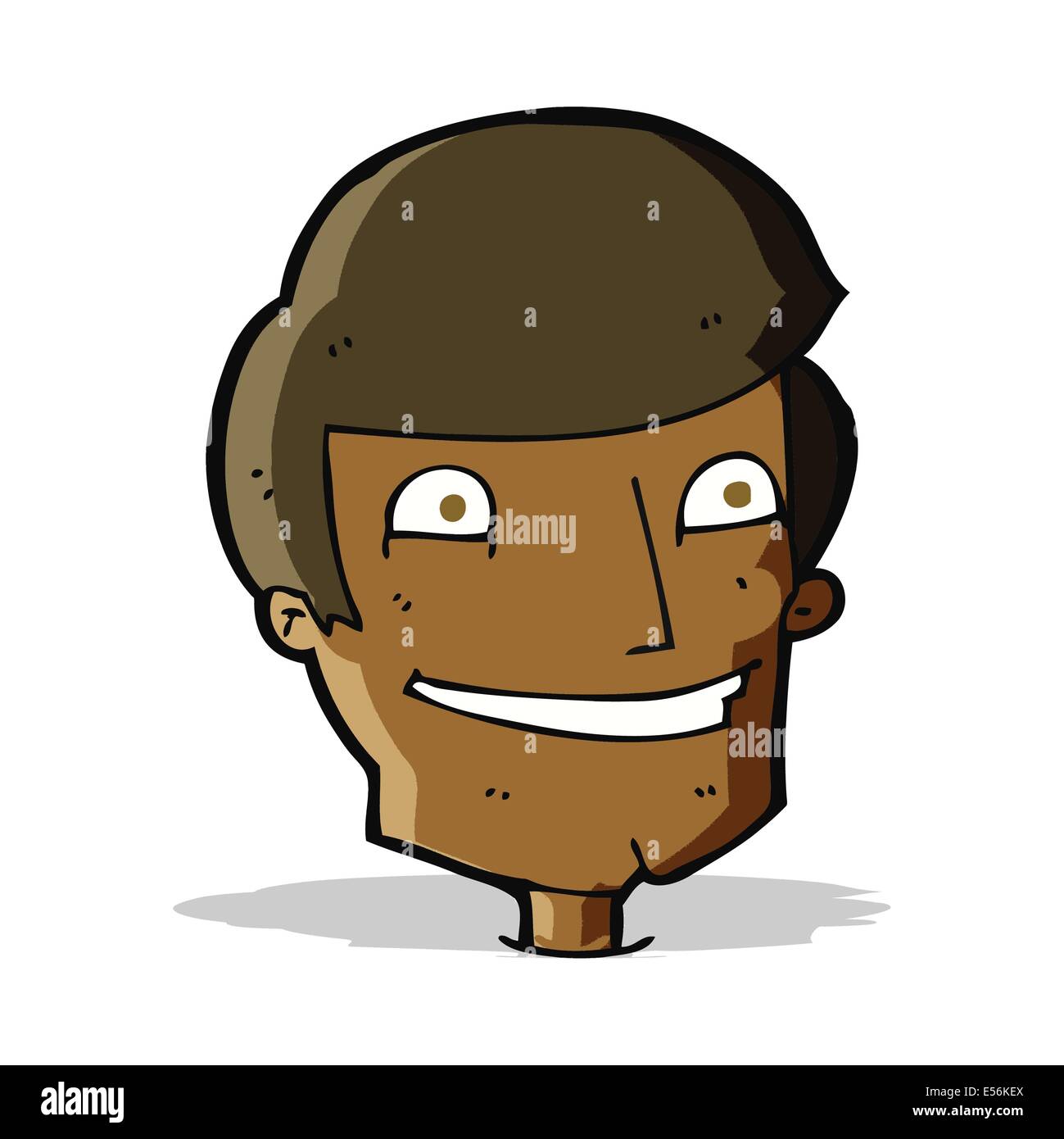 cartoon grinning man Stock Vector Image & Art - Alamy