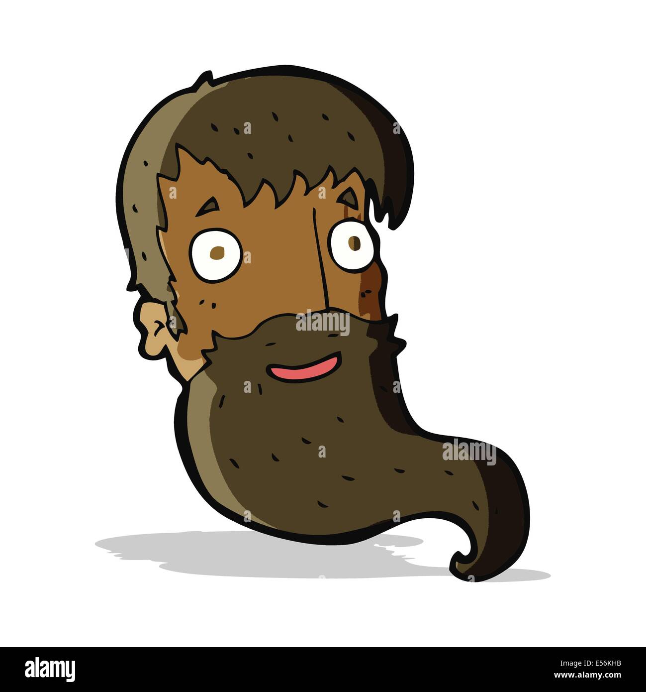 cartoon bearded man Stock Vector Image & Art - Alamy